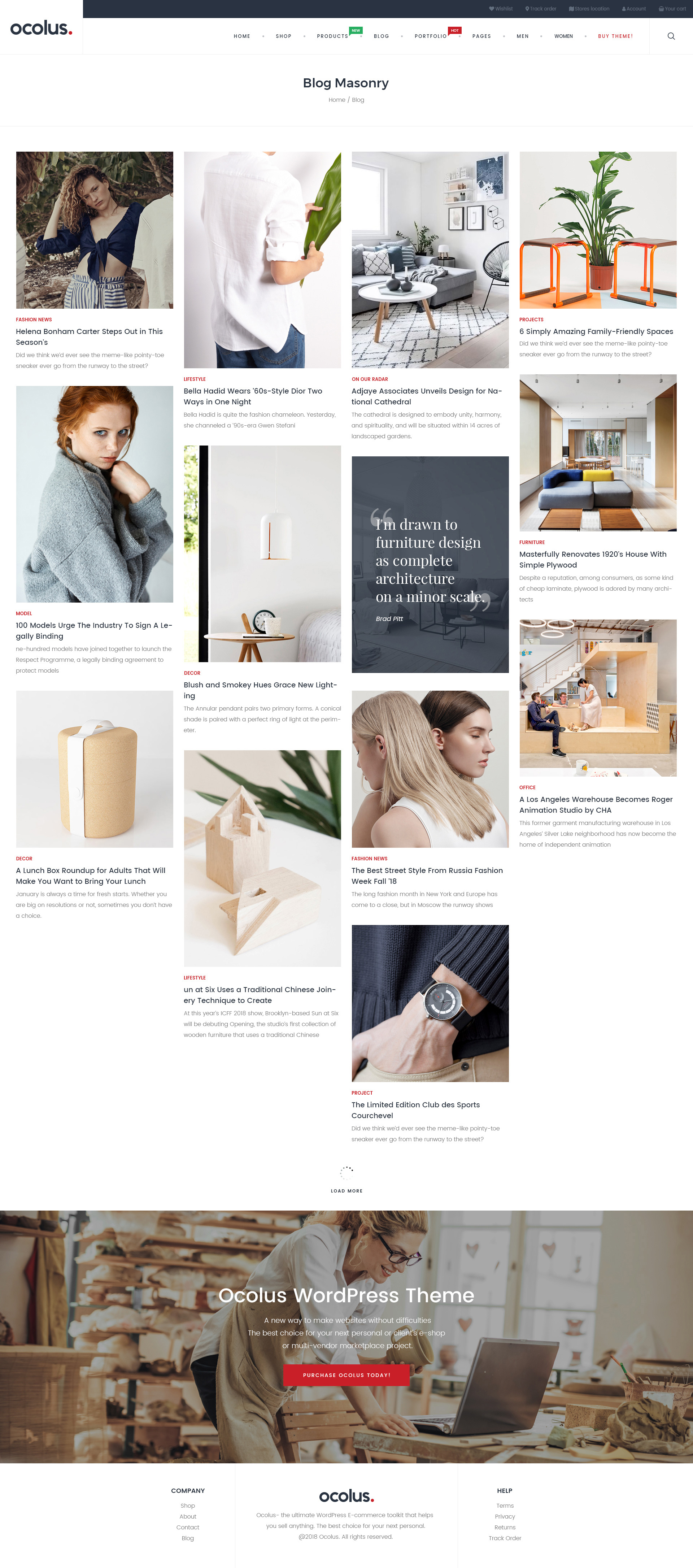 Ocolus - Creative & Modern Multi-Purpose eCommerce PSD Template by District_11
